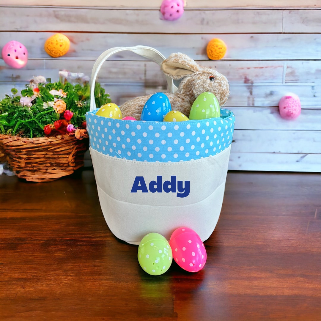 Personalized Easter Basket Boy and Girl Monogrammed Easter Basket ...