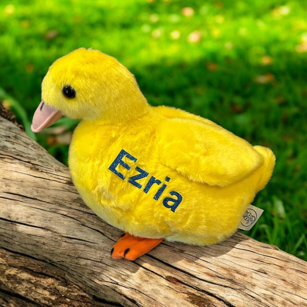 Personalized Stuffed Animal, Gifts for Baby Girl/boy Personalized Duck ...