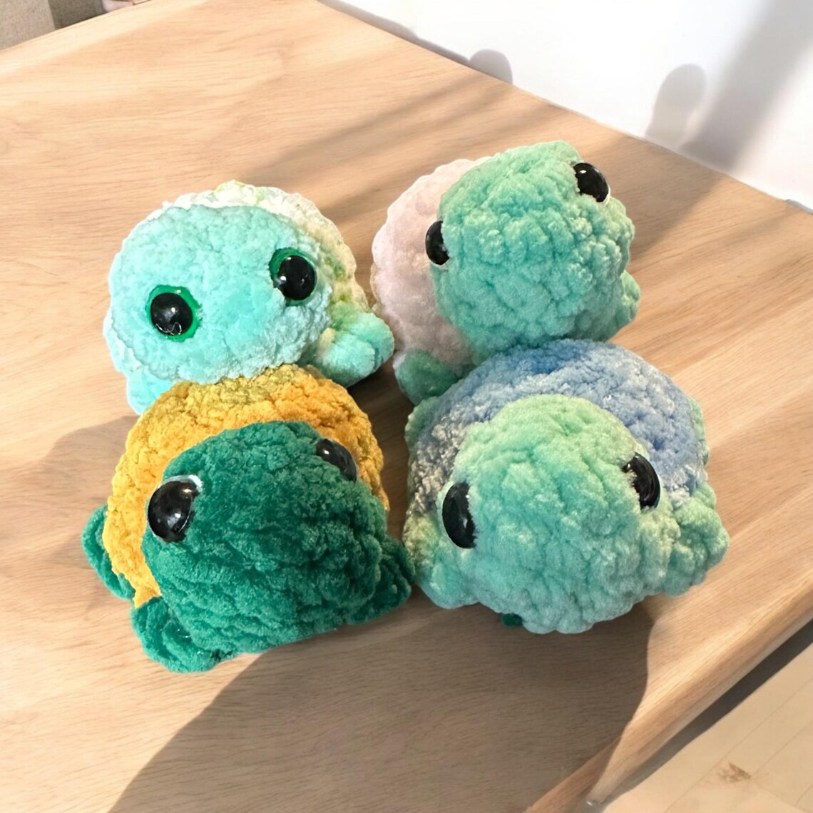 Crochet Tiny Turtles, Crochet Turtles, Pocket Plushie, Crochete Turtles ...