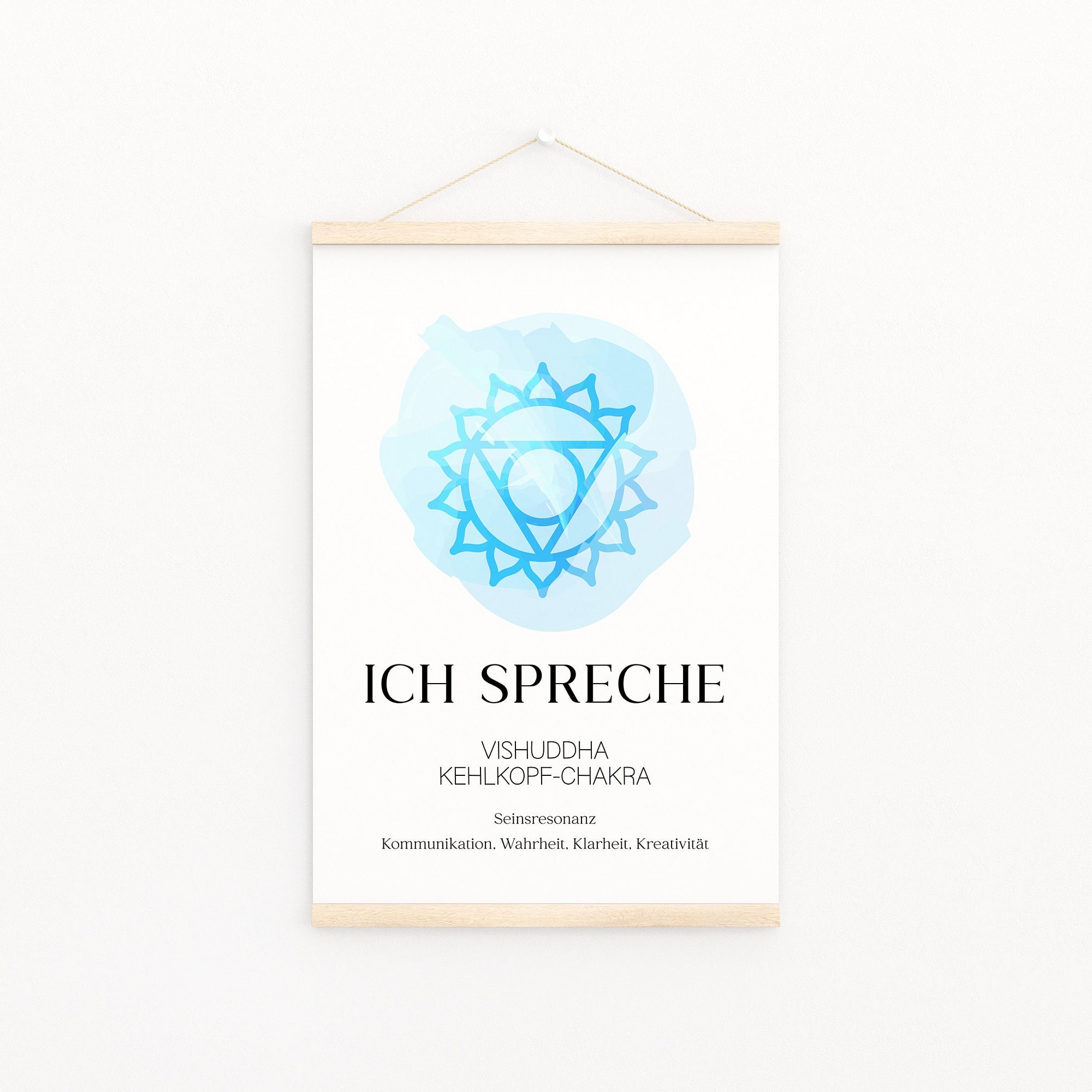 Chakra Posterset, Posterwand Chakra Symbole Set, Chakra Print Set ...