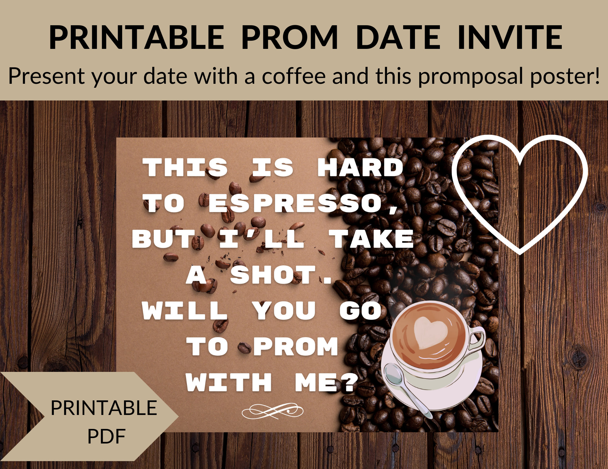 Promposal | Prom Invite Idea | Printable - Etsy