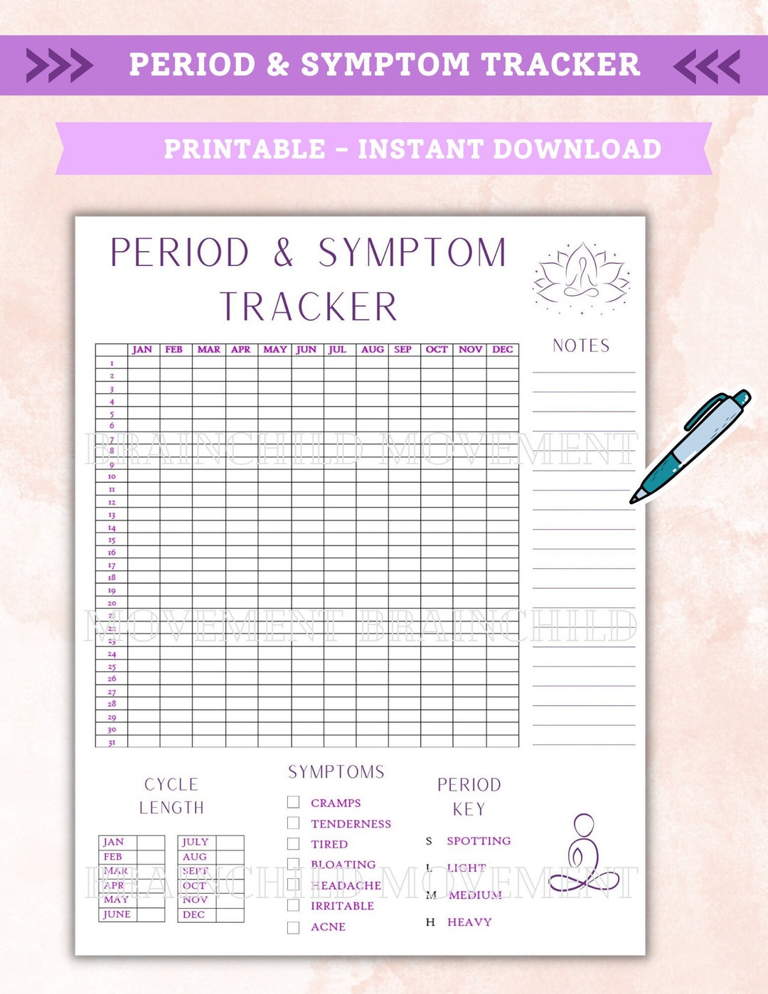 Period Tracker | Menstrual Cycle Tracker | Period Calendar | Cycle ...