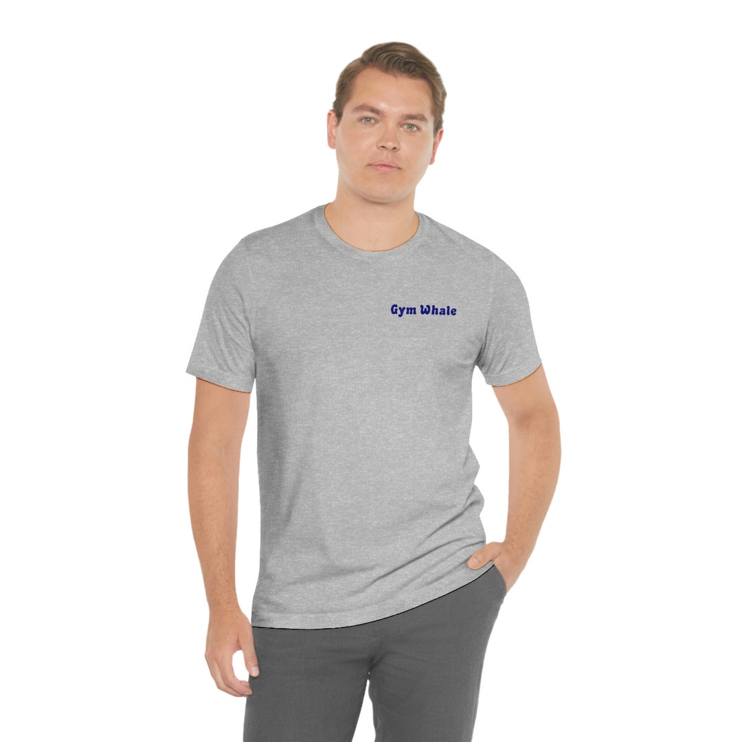 Gym Whale Soft Gym Tee Shirt - Gym Shirts - Funny Tee Shirt - Etsy