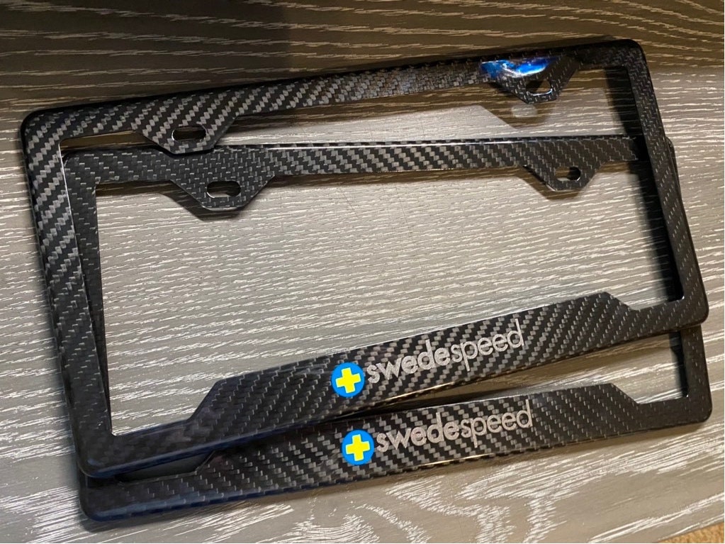 100% Real Twill Carbon Fiber License Plate Frame. - Etsy