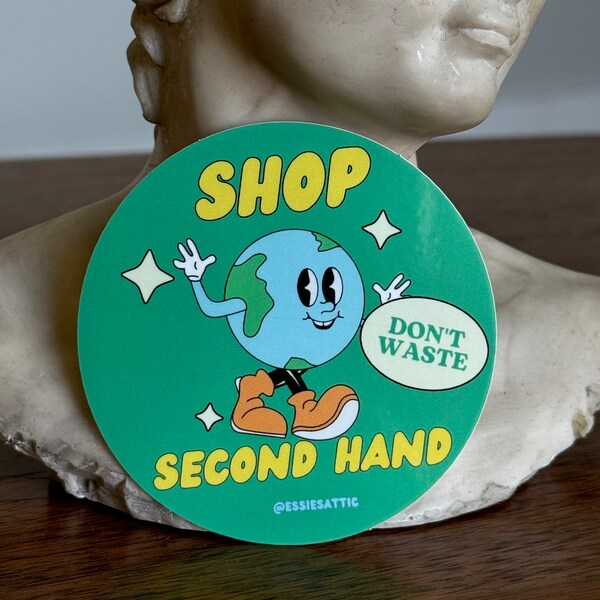 Second Hand Sticker - Etsy