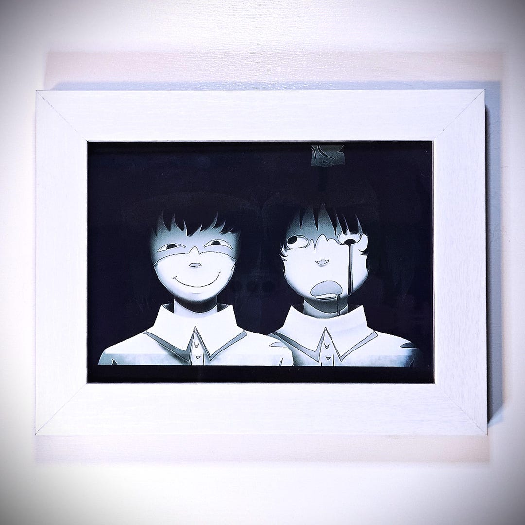 Yume Nikki Monoe & Monoko Mono Twins | Monochrome Sisters | Glossy 5x7 ...