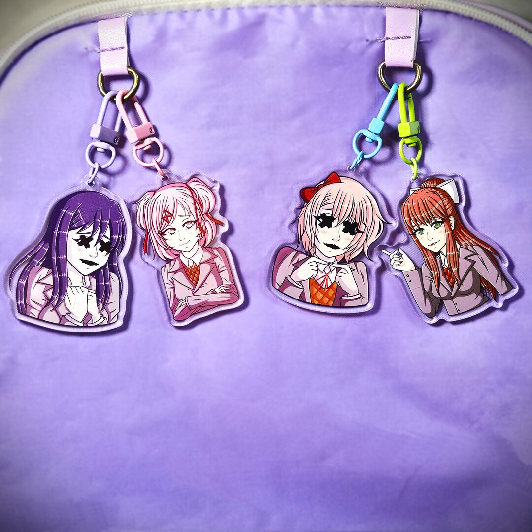 DDLC Girls | Disc. Doki Doki Literature Club | 2.5-inch Acrylic ...