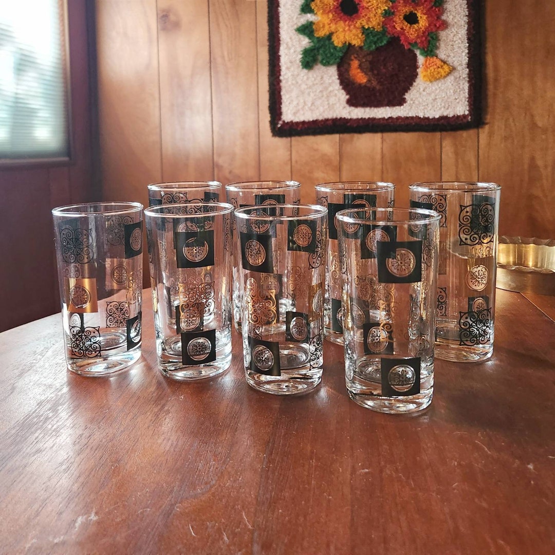 Vintage Anchor Hocking Royal Crest Glasses - Etsy