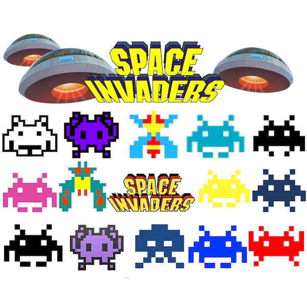 Space Invaders Svg - Etsy