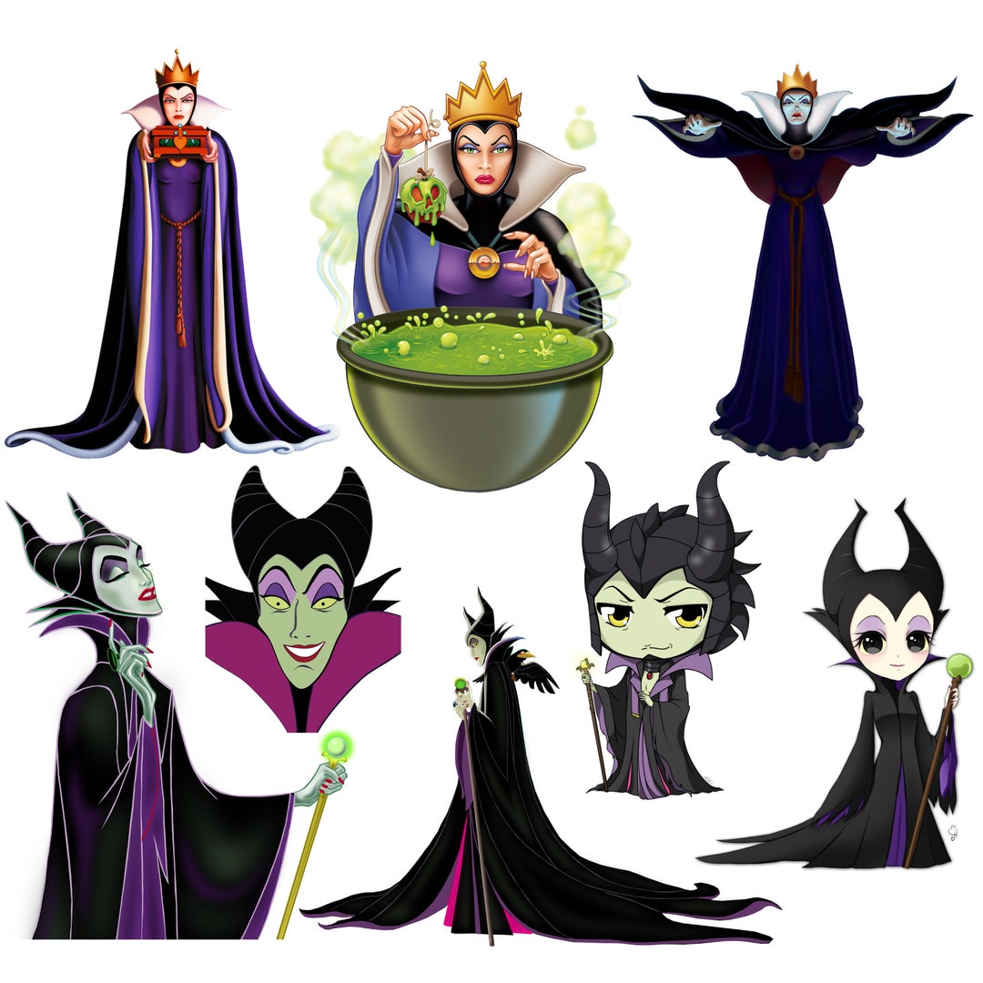 Maleficent Png Bundle Maleficent Clipart Set Cartoon Png - Etsy