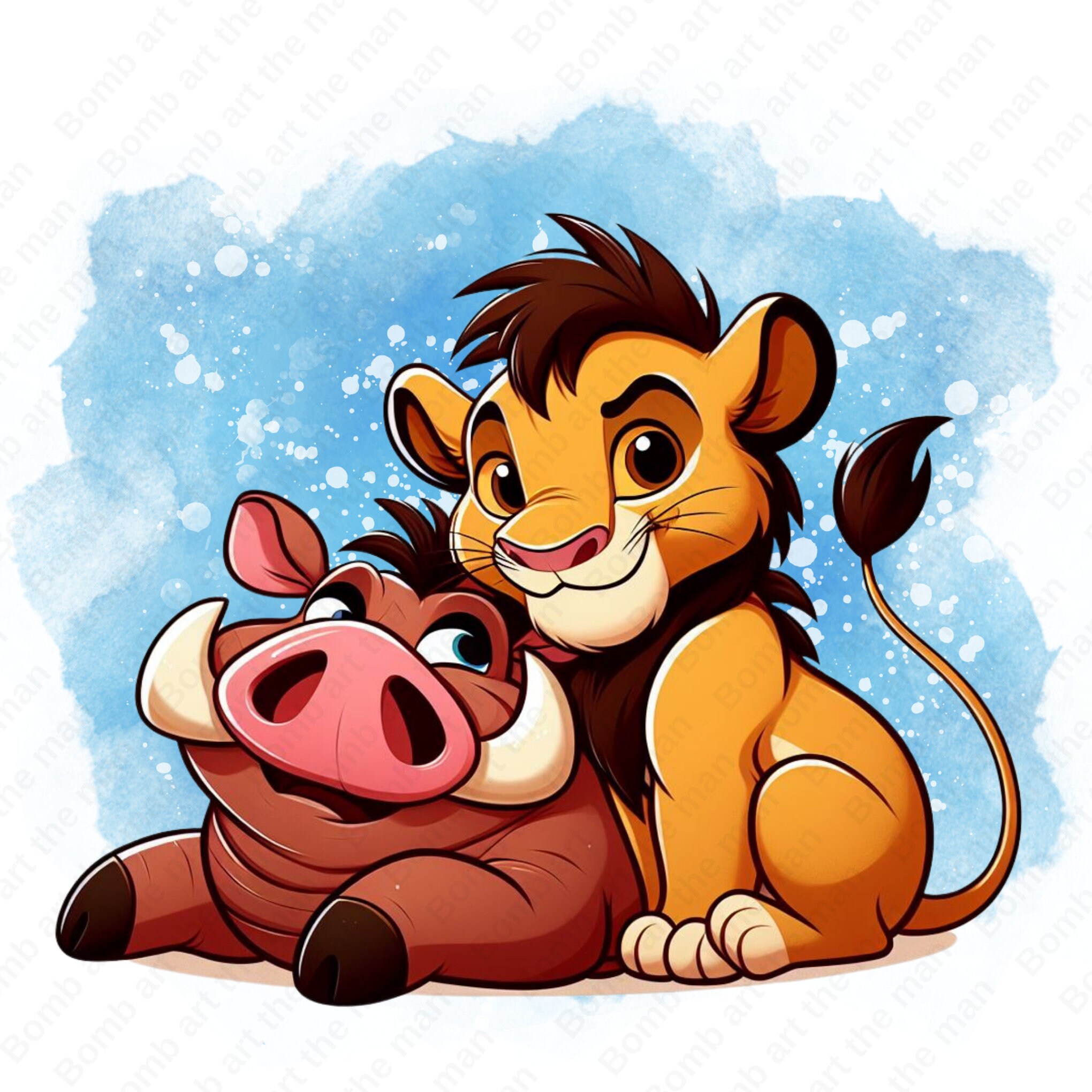 Pumba and Simba Clipart, the Lion King Png, Pumba Png, Simba Png ...