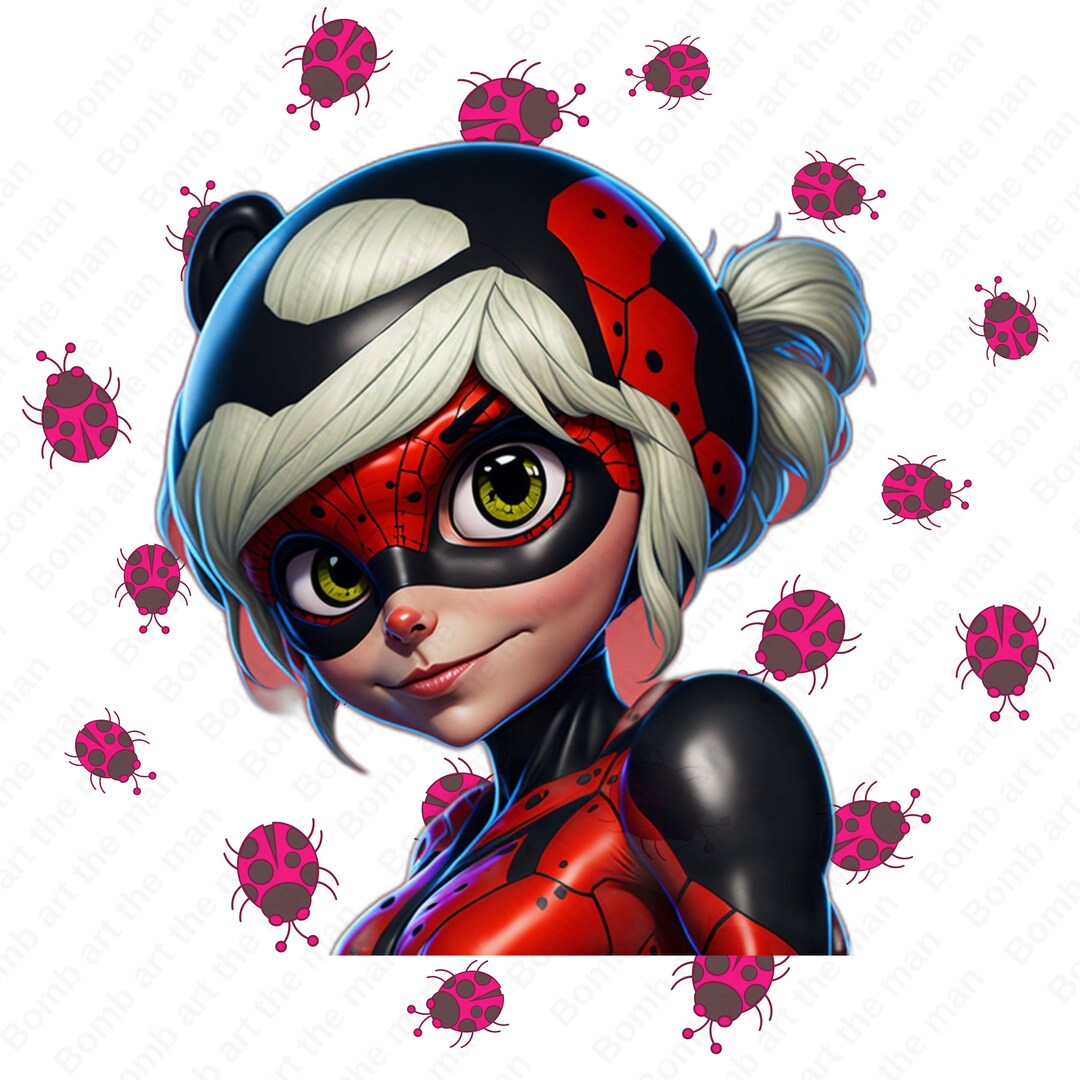 Ladybug Girl Clipart Ladybug Girl Png Transparent Design - Etsy UK