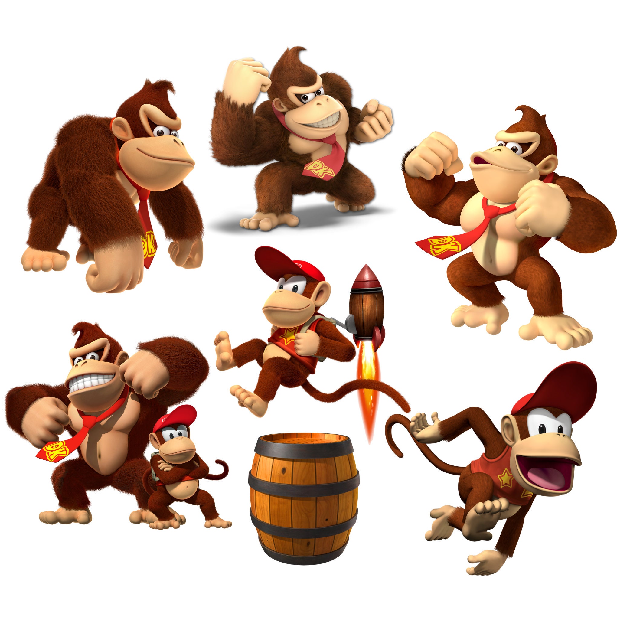 Donkey Kong Barrel Pixel