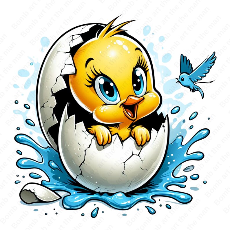 Tweety Egg Clipart, Cute Tweety Png, Easter Egg Clipart, Transparent ...