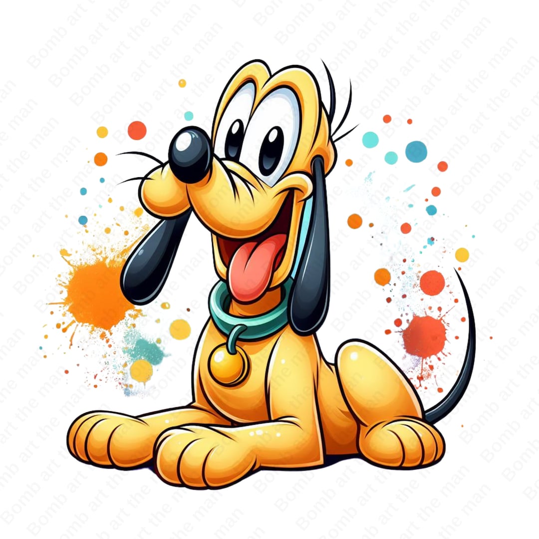 Pluto Cute Clipart, Pluto Dog Png, Cute Yellow Dog, Cartoon Character ...