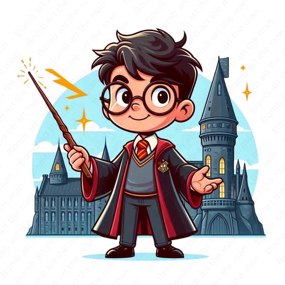 Wizard Characters Png, Wizard School Clipart, Magic School Character - Etsy