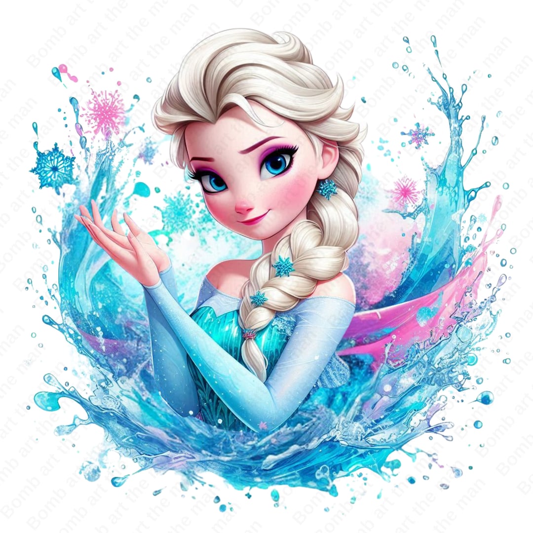 Frozen Princess Clipart, Princess Elsa Clipart, Elsa Splash Png, Frozen ...
