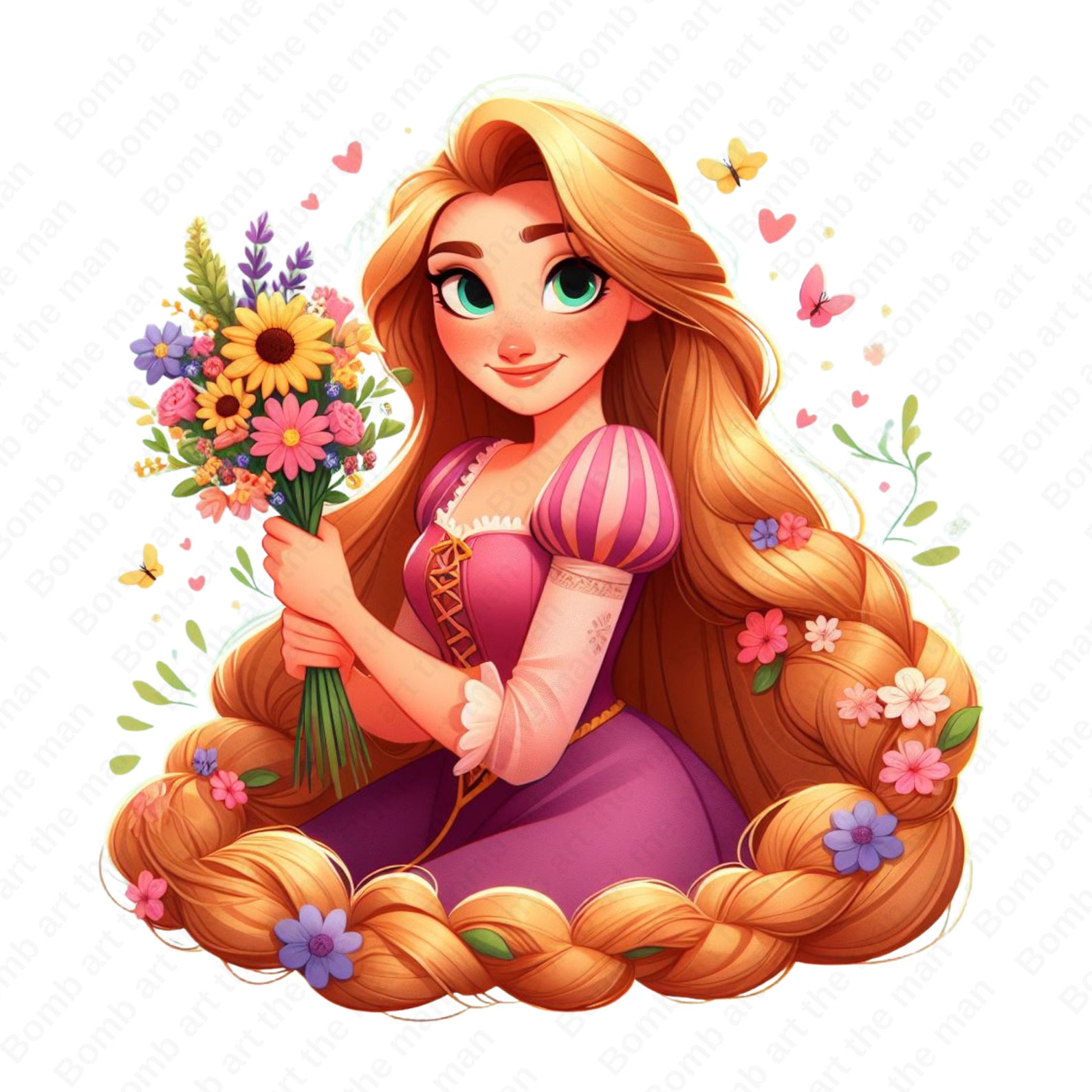 Tangled Clipart, Tangled Png, Rapunzel Png, Rapunzel Clipart, Princess ...