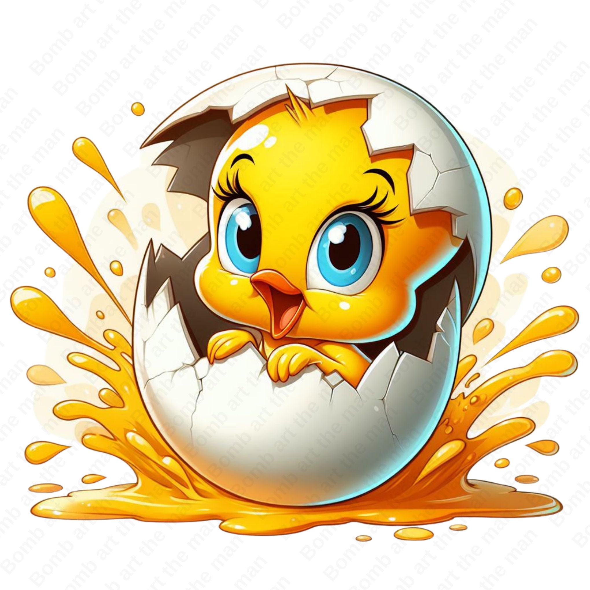 Tweety Egg Clipart, Cute Tweety Png, Easter Egg Clipart, Transparent ...