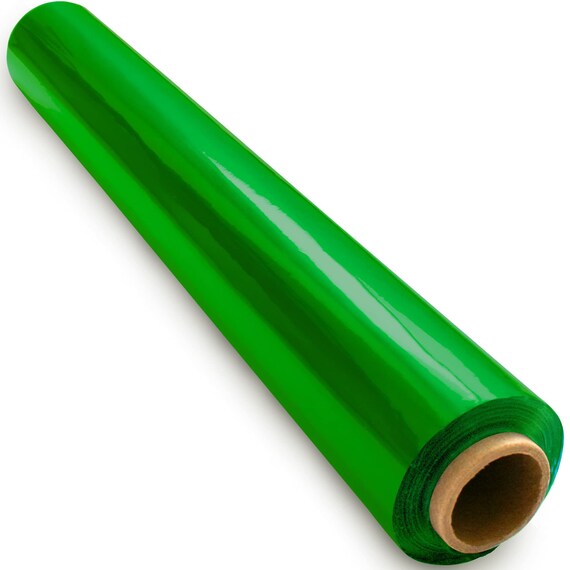 200 ft Green Cellophane Wrap Roll 16 in x 200 ft Cellophane Wrap Green Green Cellophane Roll Green Transparent Paper Green Clear