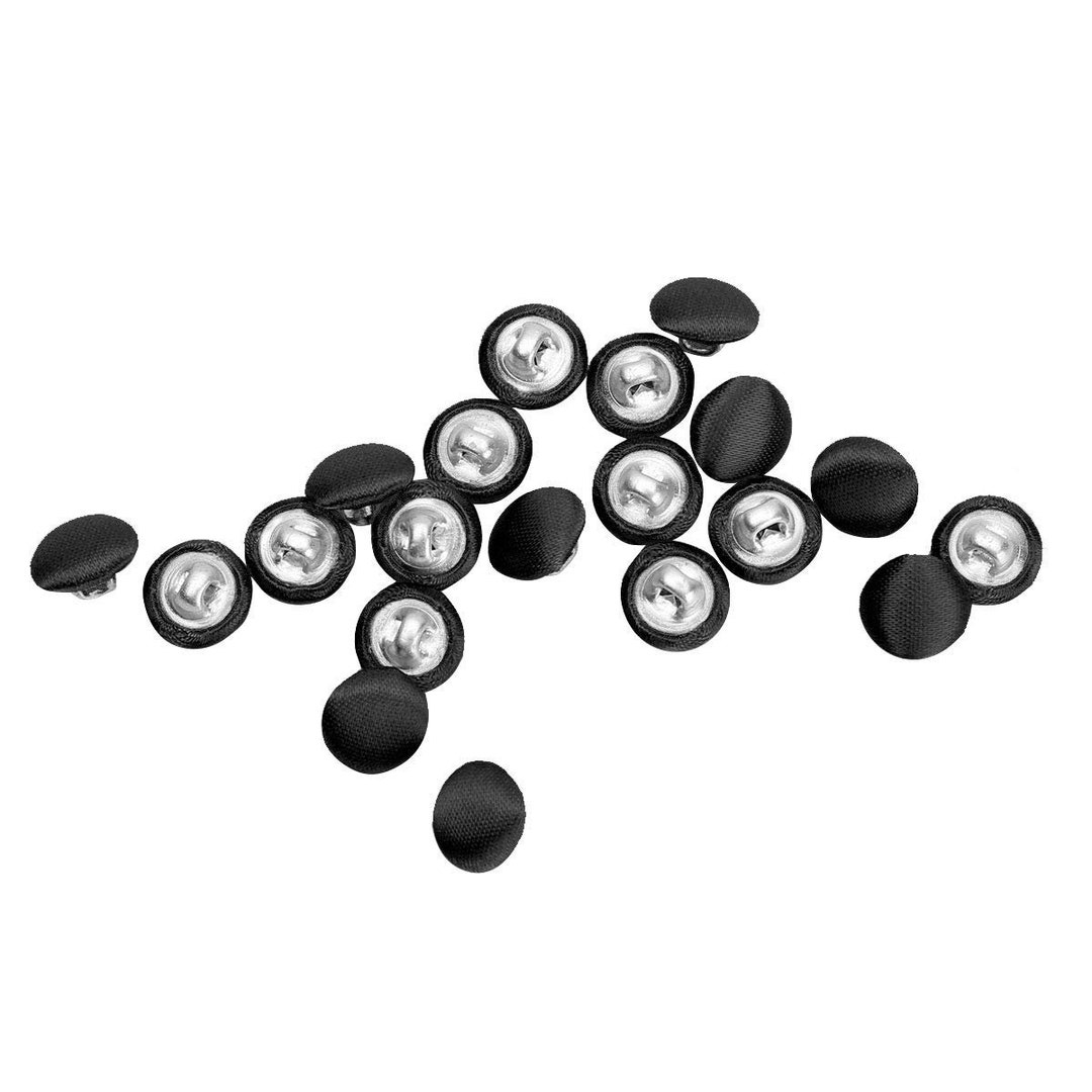 20 Count Satin Covered Buttons Metal Shank Buttons for Formal Tuxedo ...