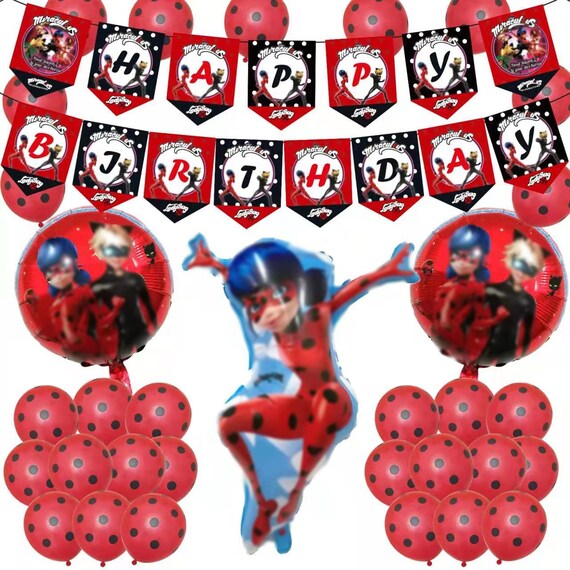 Ladybug Baby Shower Balloon Decorations