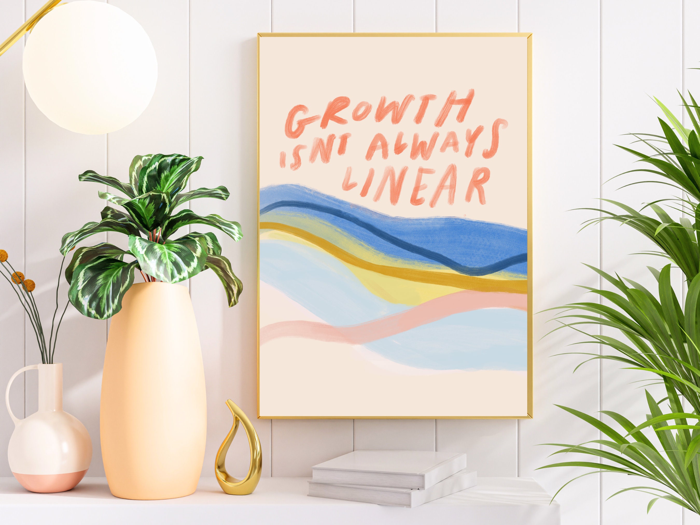 Growth Mindset Printable Mental Health Poster growth - Etsy