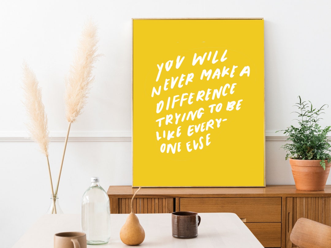 Positive Quote Print, Mindset Printable, Self-love Poster, Success ...