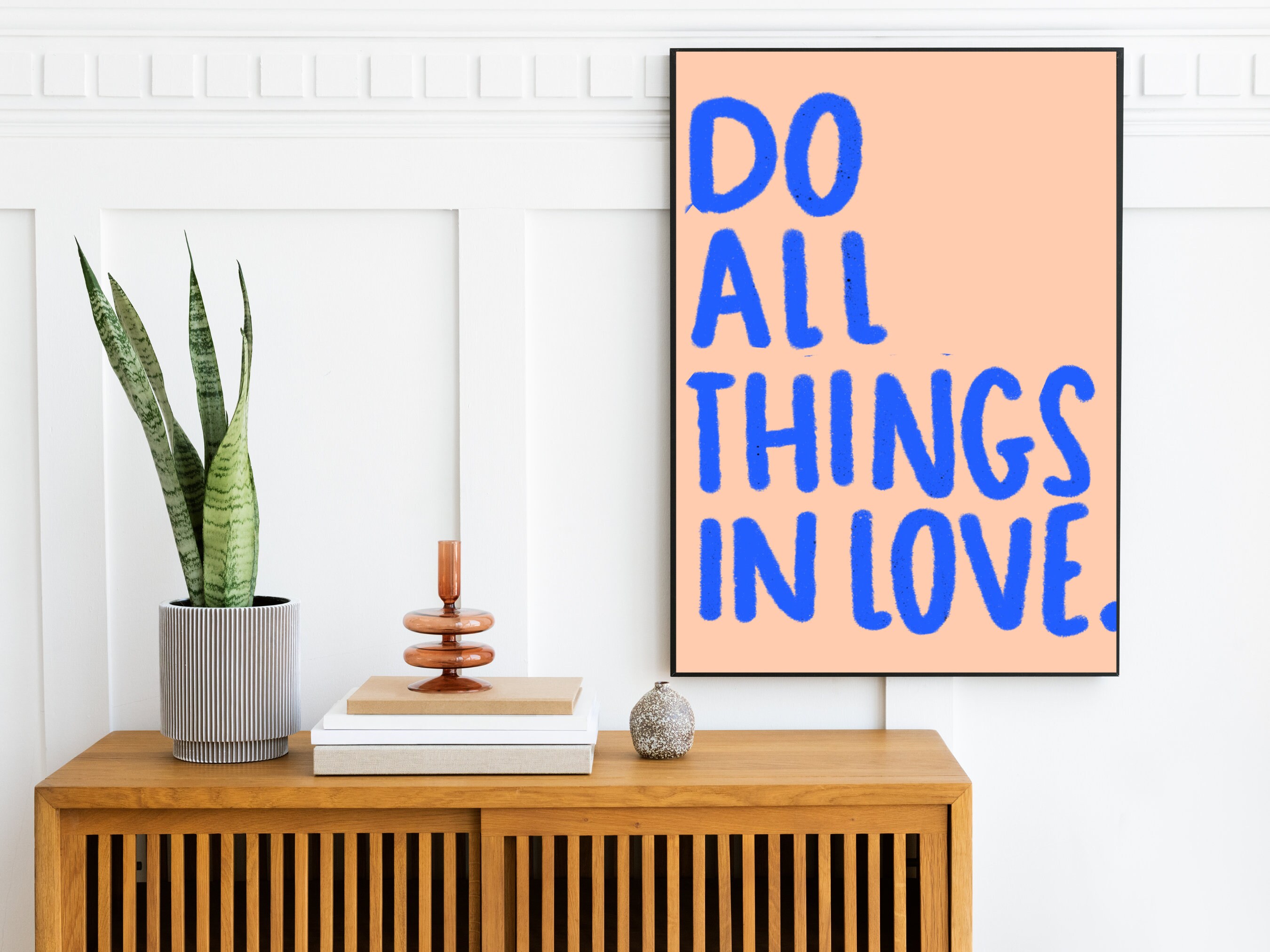 Bible Verse Wall Art | Scripture Printable | Do All Things in Love | 1 ...