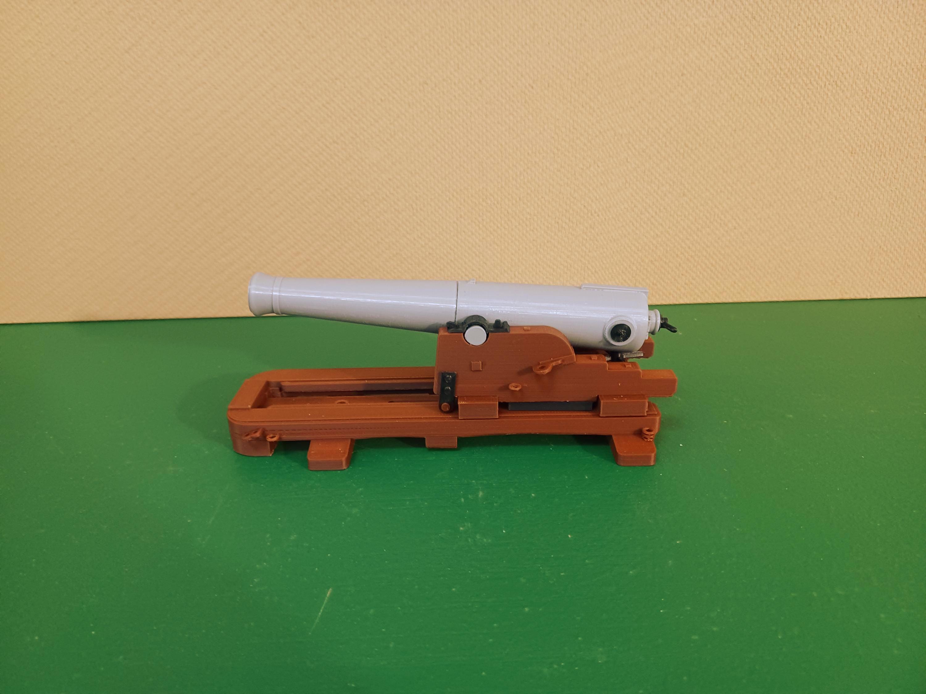 14 Inch Civil War Flat Car With Large Naval Cannon - Etsy