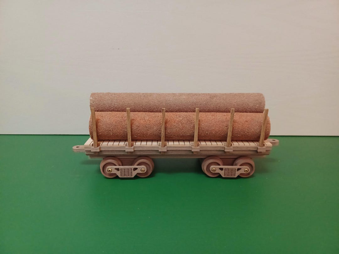 12 Inch Flat Car With Logs - Etsy