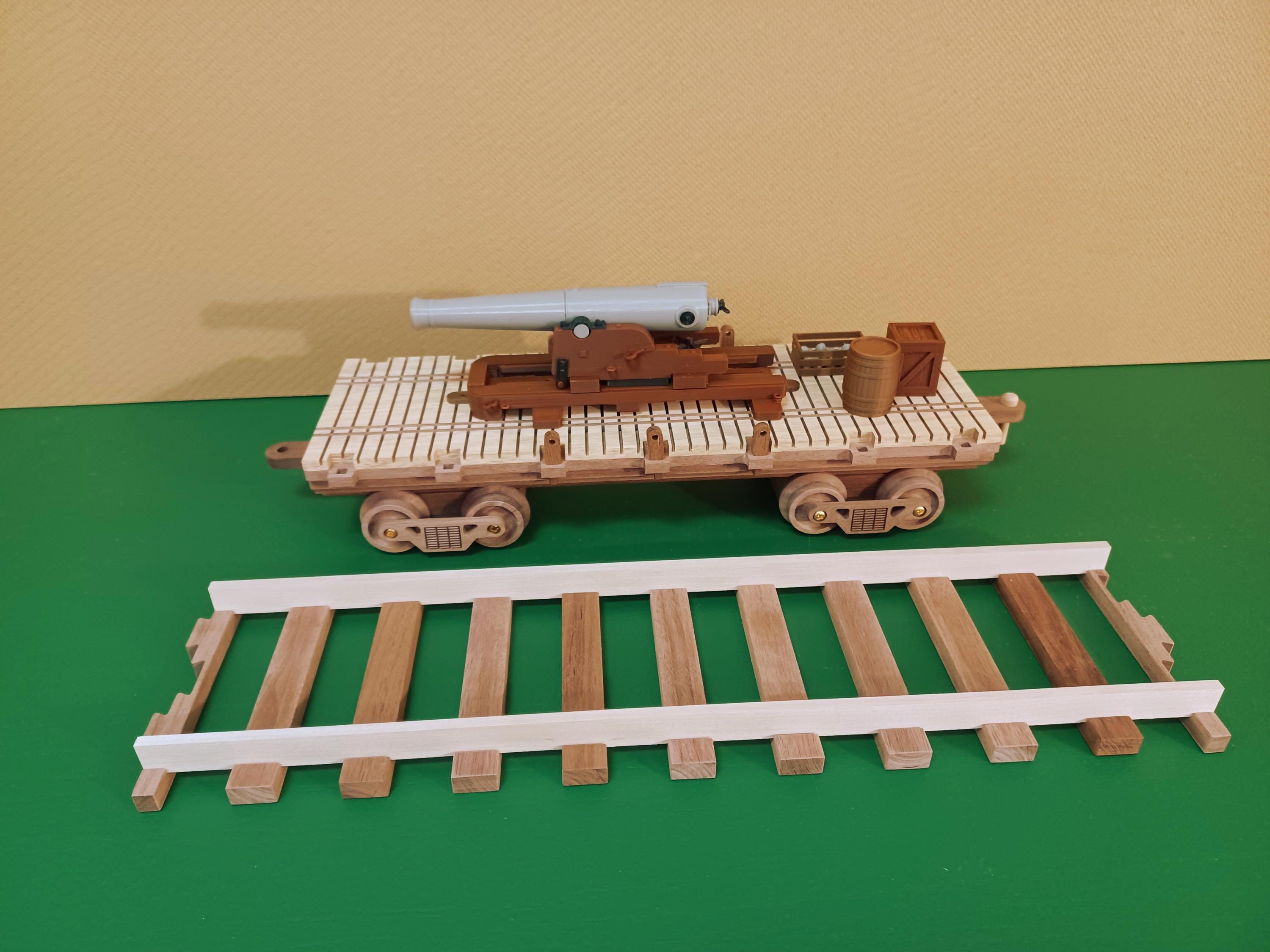 14 Inch Civil War Flat Car With Large Naval Cannon - Etsy