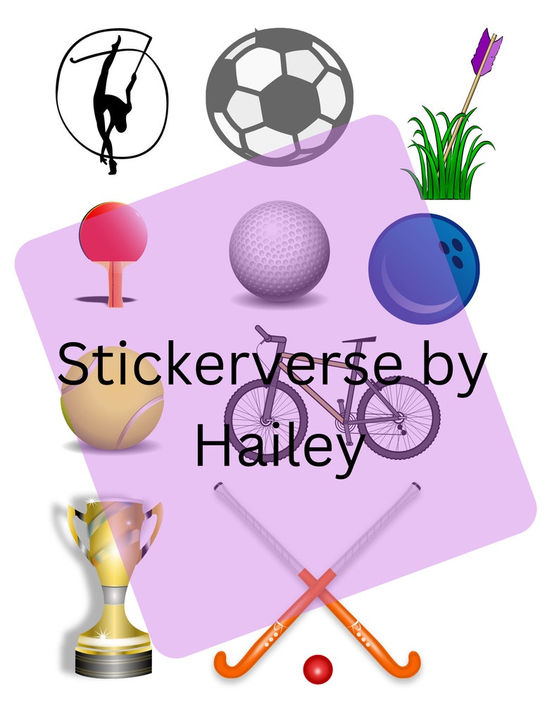 Sports Digital Stickers Bundle - Etsy