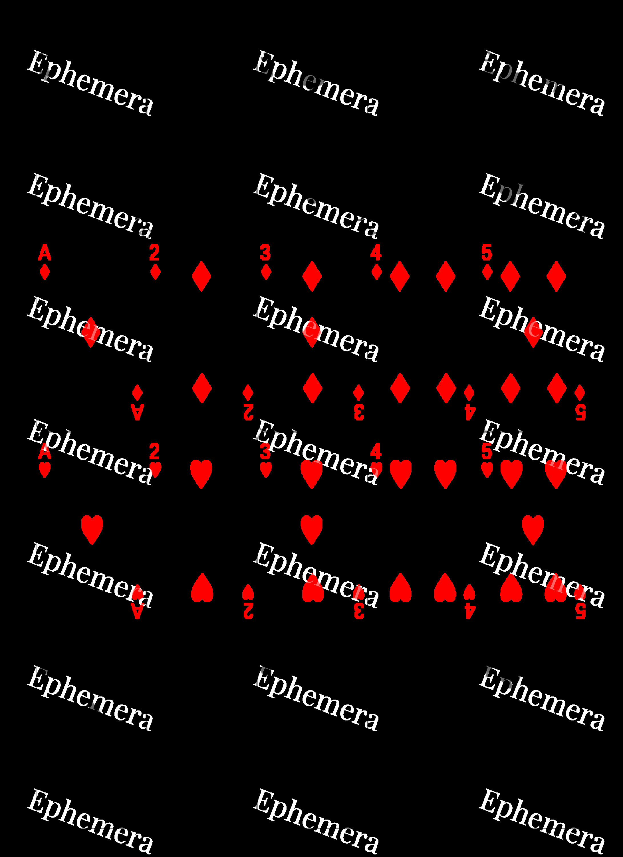 Printable Image Playing Cards 4 Collage Shits Plus Page With Backside ...