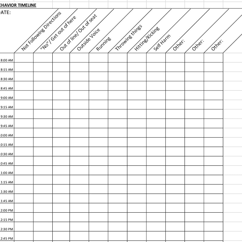 Classroom Behavior Notes - Etsy