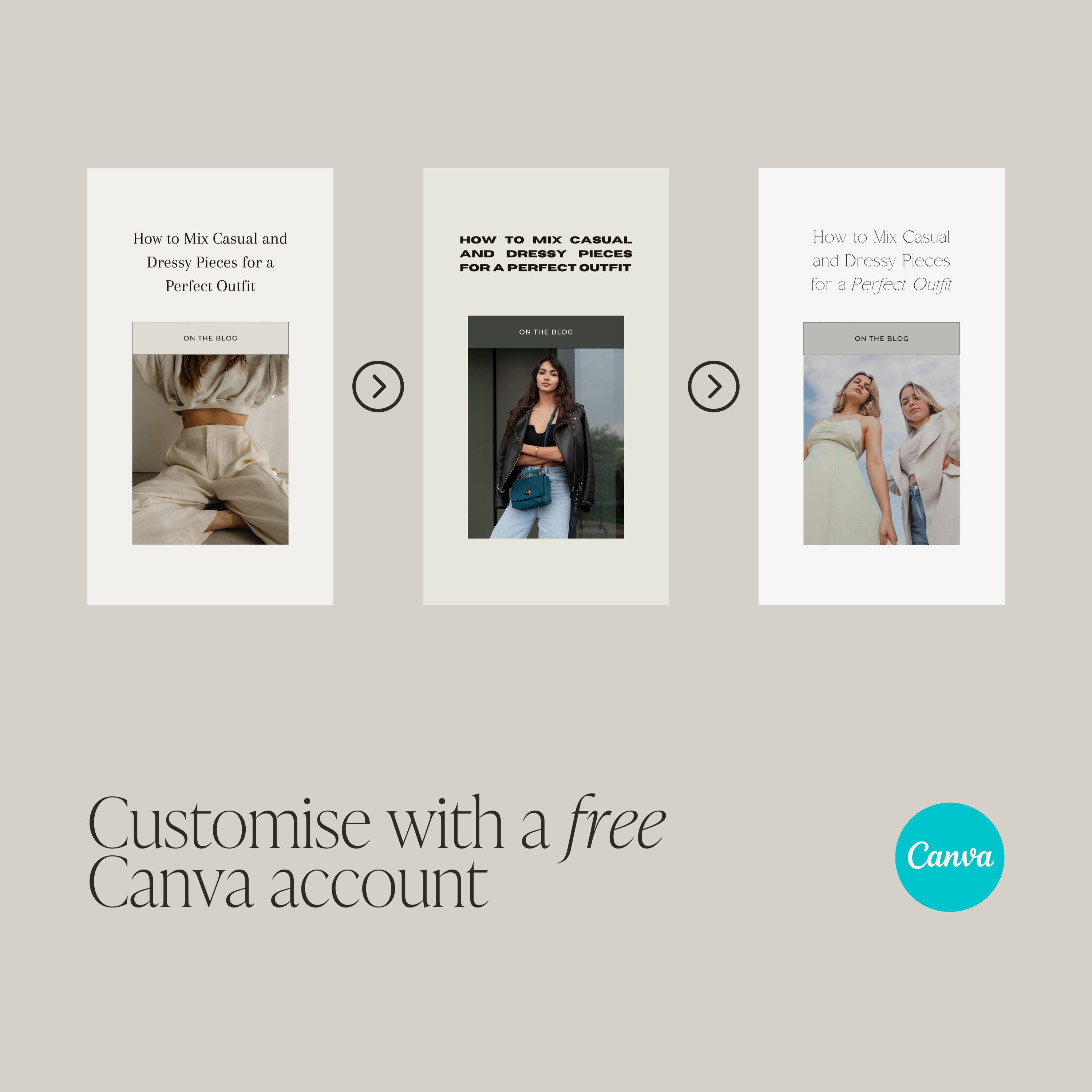 100 Fashion Pinterest Pin Canva Templates, Canva Pinterest Templates ...