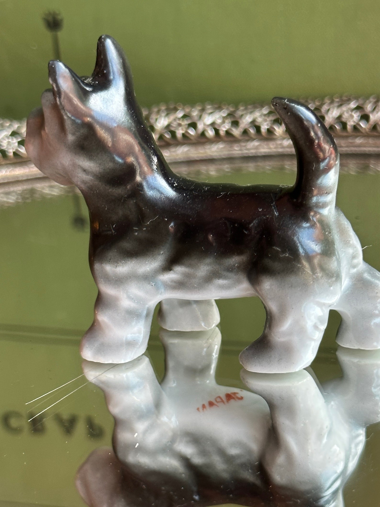 Vintage Small/miniature Ceramic Scottish Terrier Scottie Dog Black ...