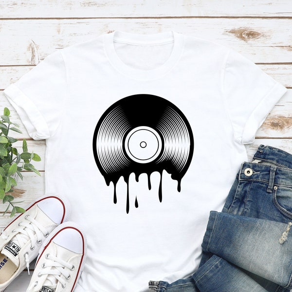 Vinyl Record Shirt - Etsy