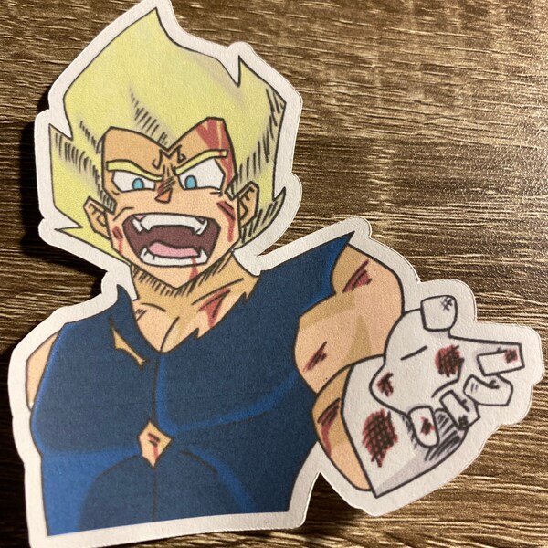 Vegeta Sticker - Etsy