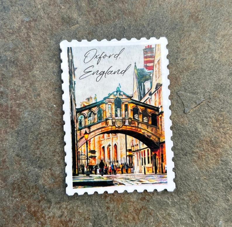 Oxford England Stamp | Waterproof Vinyl Sticker | Stickers for Water ...