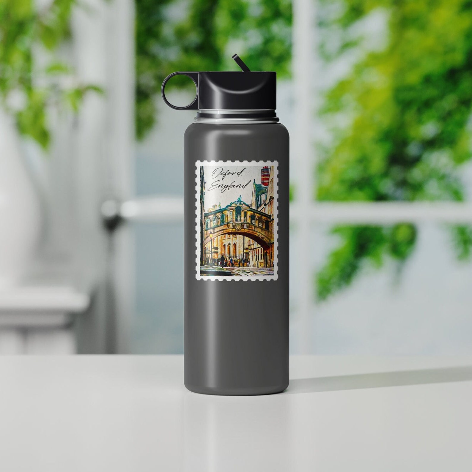 Oxford England Stamp | Waterproof Vinyl Sticker | Stickers for Water ...