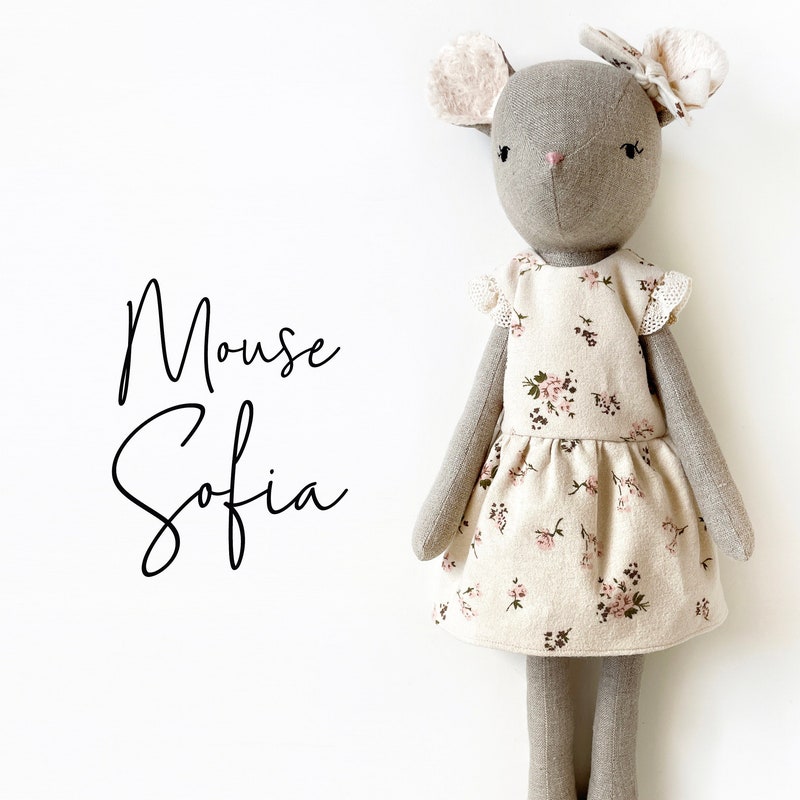 Stuffed Mouse - Etsy