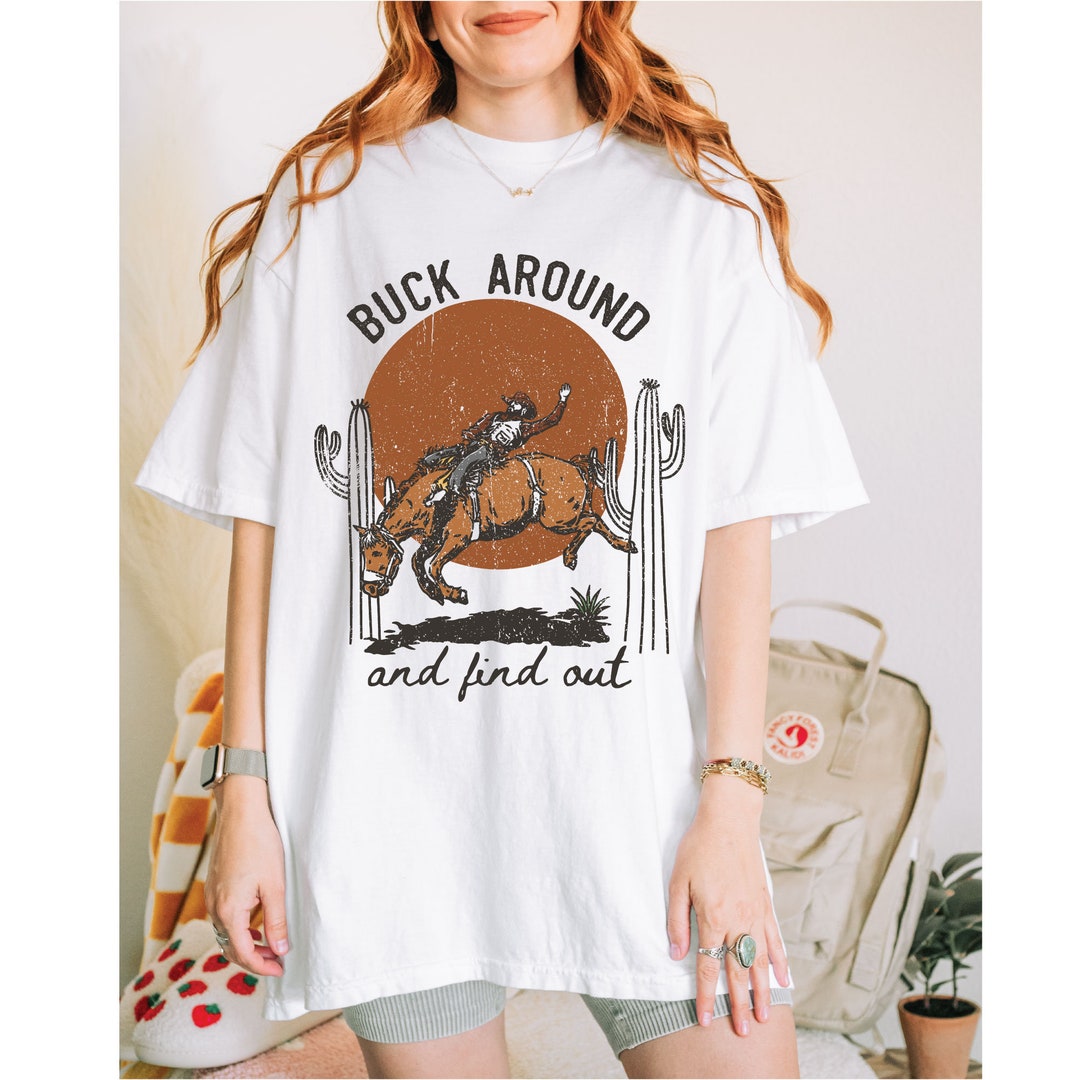 Western Cowboy Country, Pink Rodeo Shirt, Vintage Inspired Tee Shirt ...
