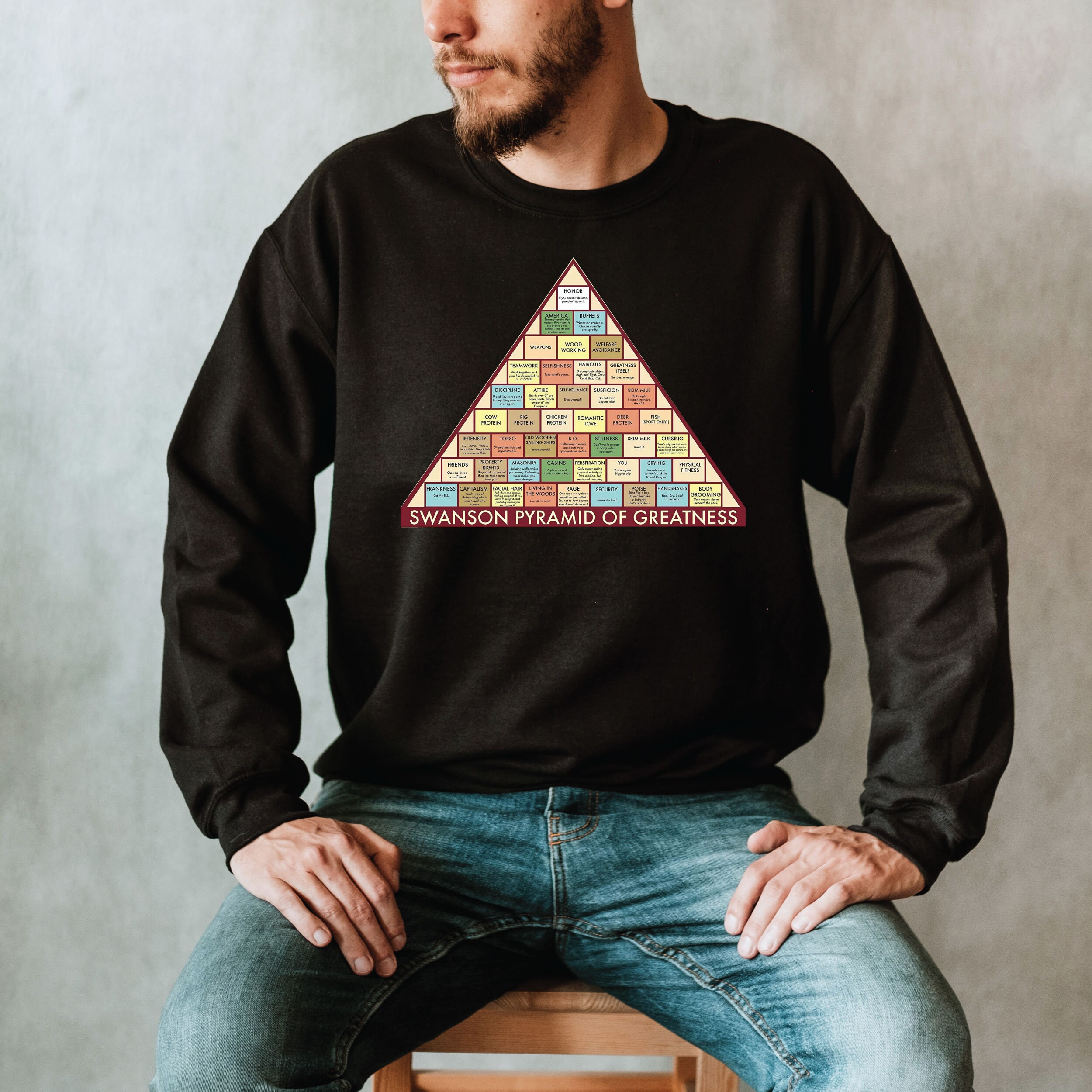 Ron Swanson Pyramid Of Greatness Shirt