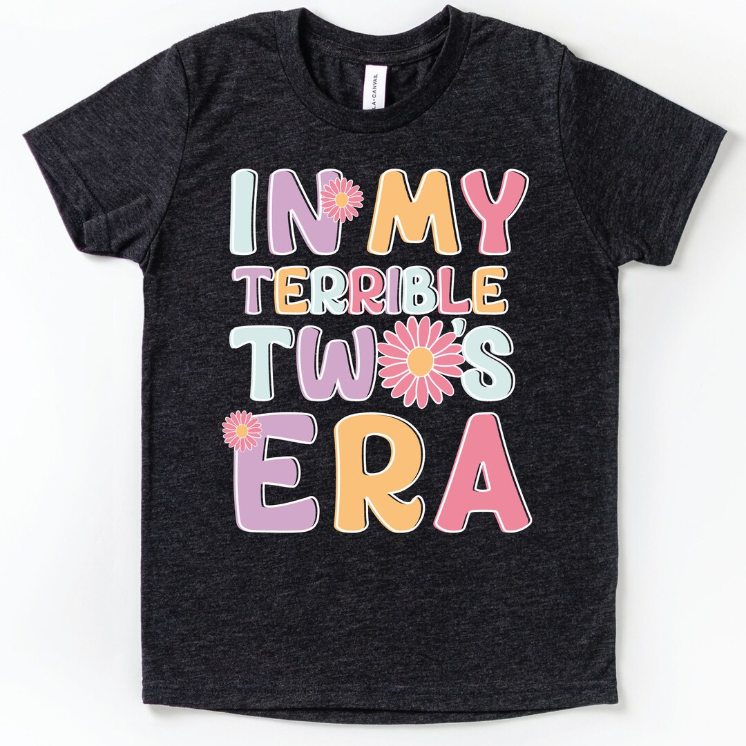 Terrible Two's Tee , 2nd Birthday Shirt , Tees for 2nd Birthday ...