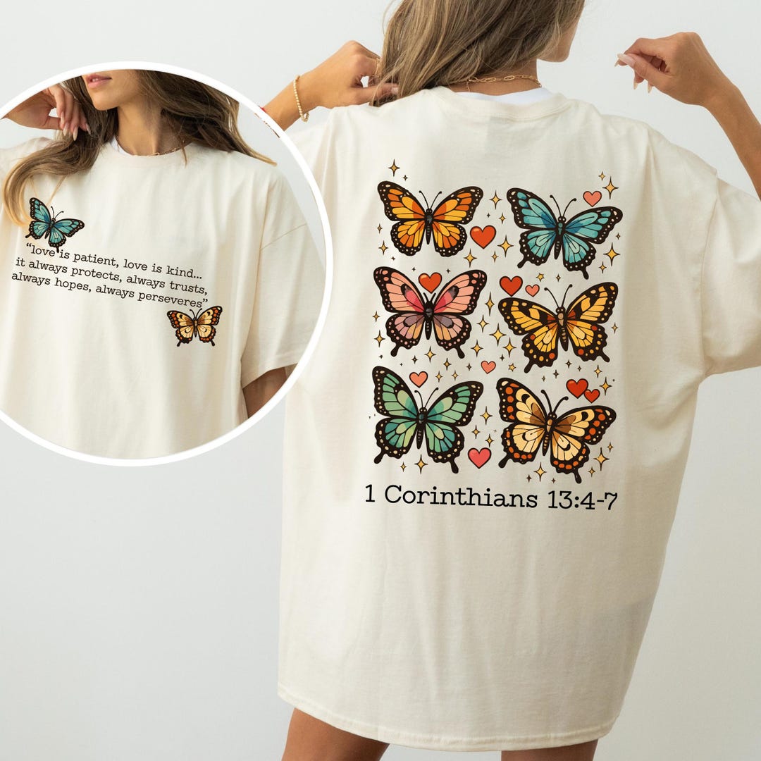 Agape Love Shirt , Corinthians 13:4-7 , Valentines Day Shirt ...