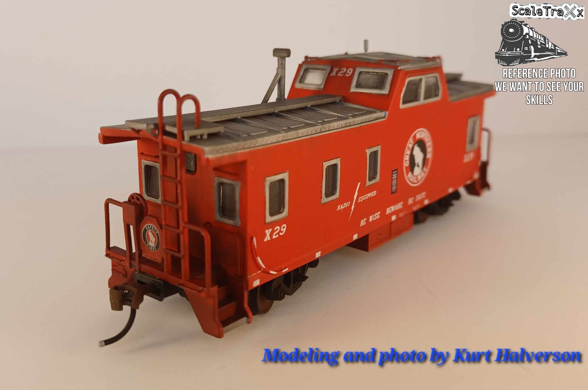 HO Scale GN Slant Caboose undecorated - Etsy