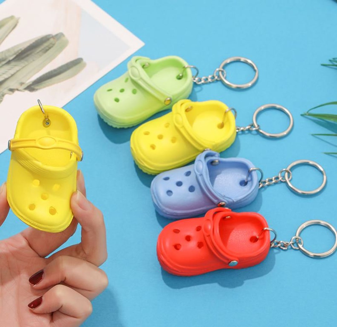 Mini Croc Shoe Keychain Mini Sandal Keychain Unique Car - Etsy