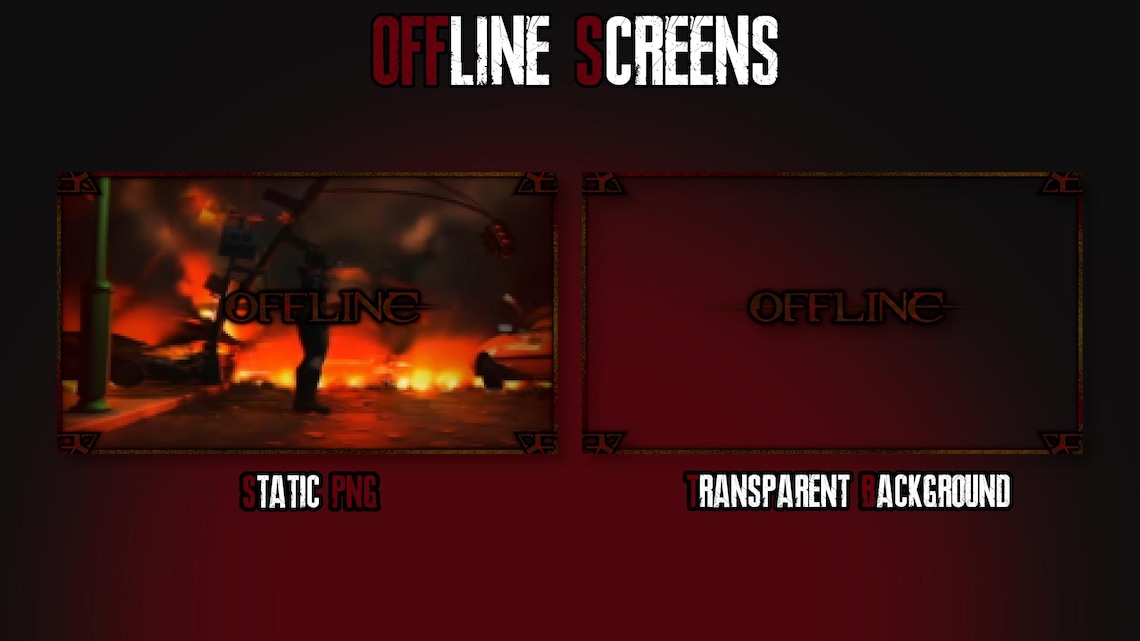 ANIMATED PS1 Resident Evil Inspired Screens | Stream Package & Bundle ...