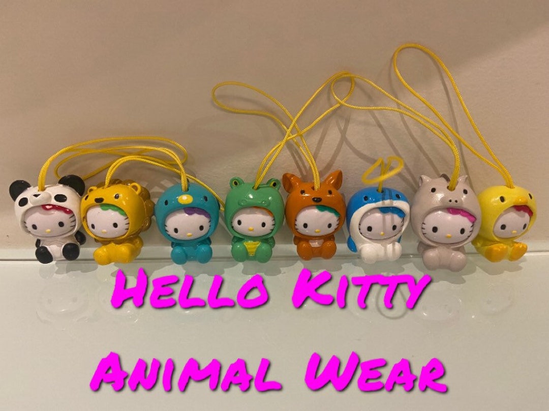 Hello Kitty Animal Wear Costume Phone Charms - Etsy
